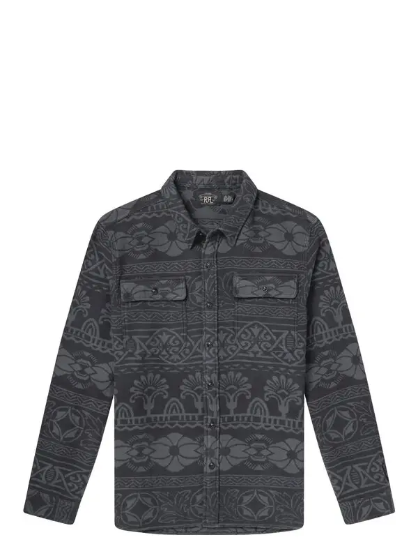 Ralph Lauren Cotton-jacquard Shirt - Gray