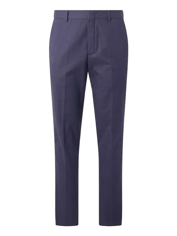 Loro Piana Jarno Slim-fit Straight-leg Trousers - Navy