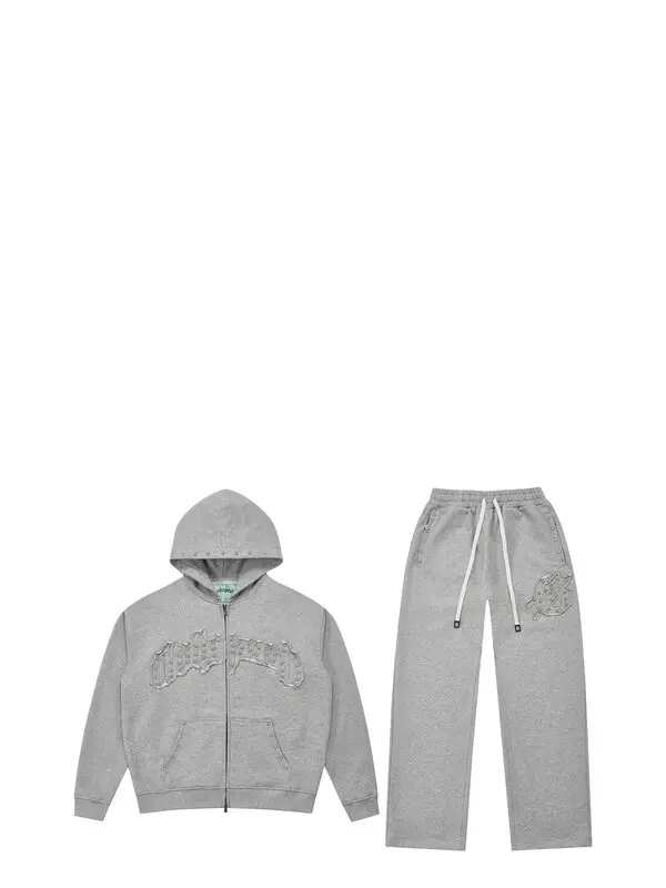 GODSPEED Symmetric Studded Sweatsuit - Grey