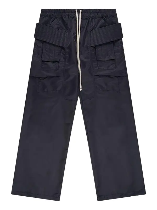 Rick Owens Creatch Cargo Drawstring Pants - Black