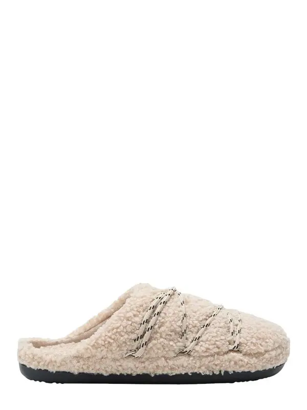 Moon Boot Teddy Slipper - Tan