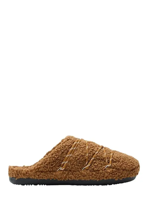 Moon Boot Teddy Slipper - Brown