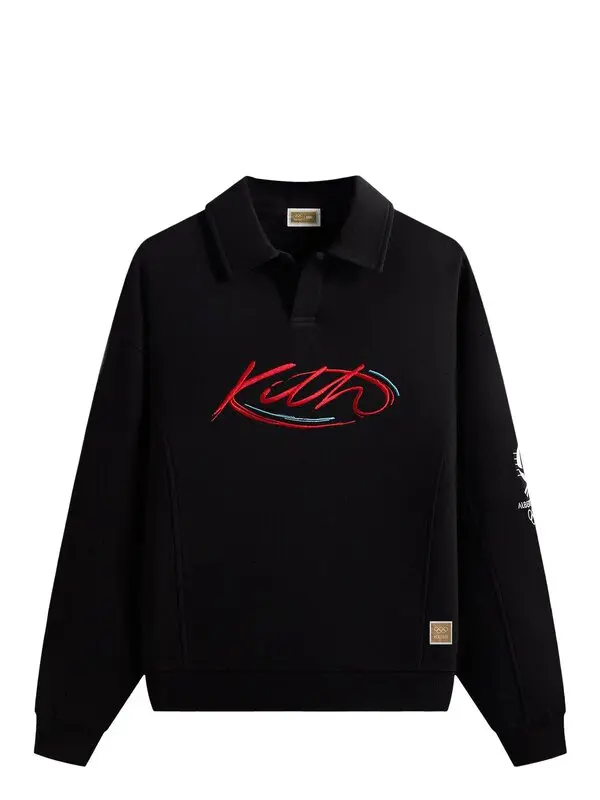 Kith For Olympics Heritage Albertville Vintage Nelson Rugby - Black
