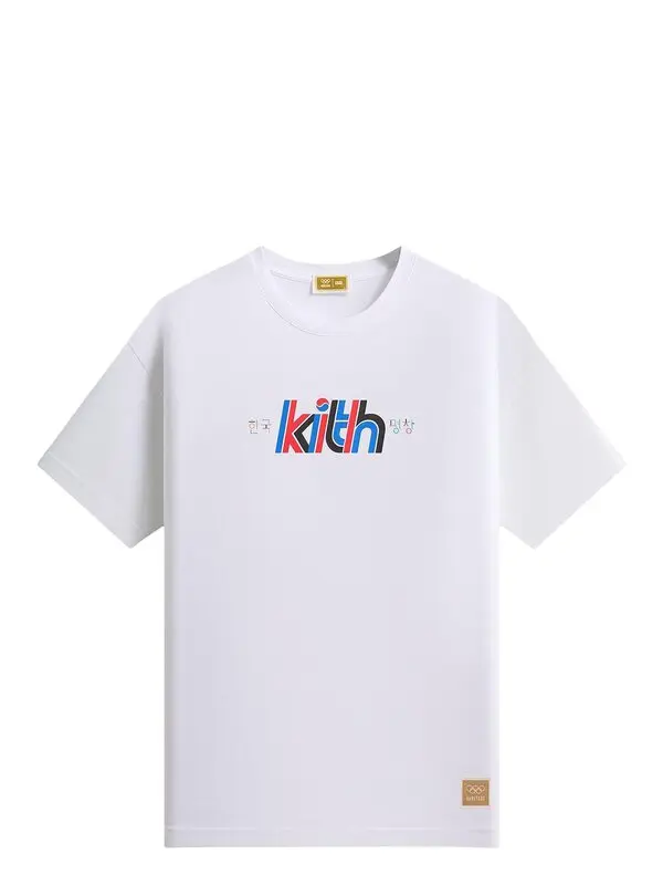 Kith For Olympics Heritage Pyeongchang Tee - White