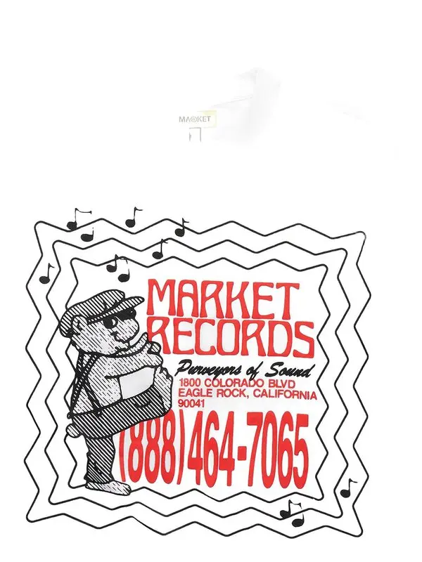 MARKET Records Graphic T-shirt - White