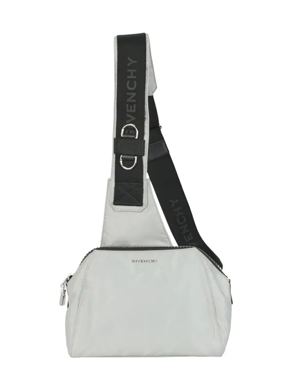 Givenchy Antigona U Crossbody With Tech Strap - Grey