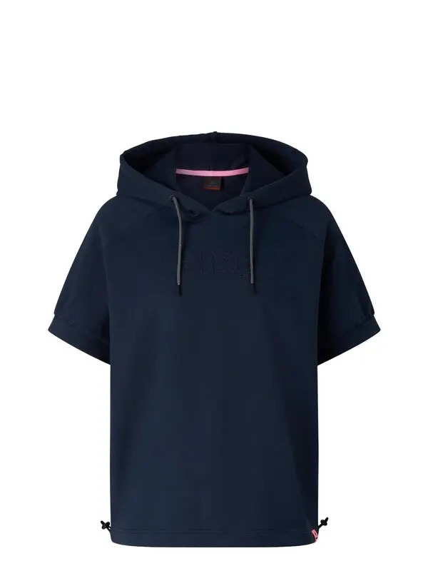 Bogner Sharon Short-sleeved Hoodie - Navy Blue