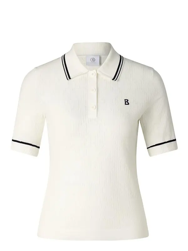 Bogner Knitted Polo Shirt - Off-white