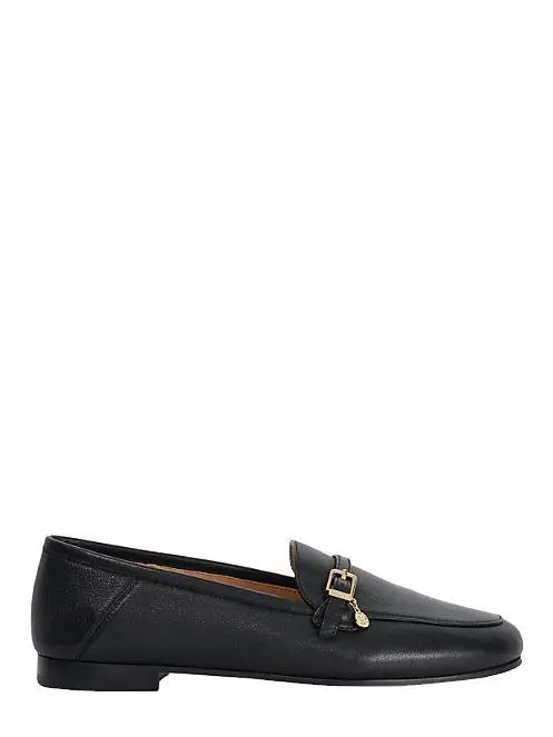 DUNE Leather Loafers - Black Leather