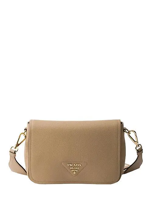 Prada Leather Shoulder Bag - Neutral