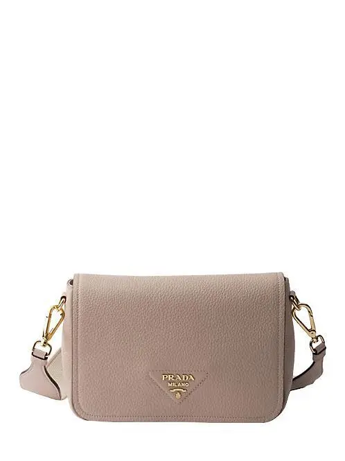 Prada Leather Shoulder Bag - Powder