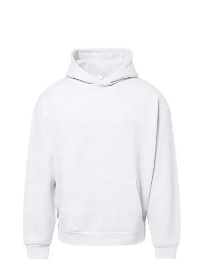 ARNE Relaxed-fit Long-sleeve Cotton-jersey Hoody - Marl Grey