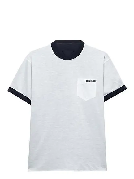 Prada Reversible Cotton-jersey T-shirt - White