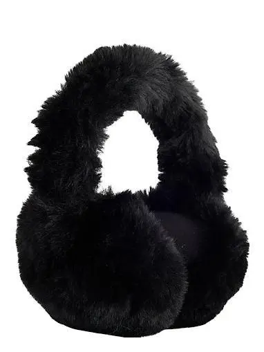 Bo+tee Faux-fur Earmuffs - Black
