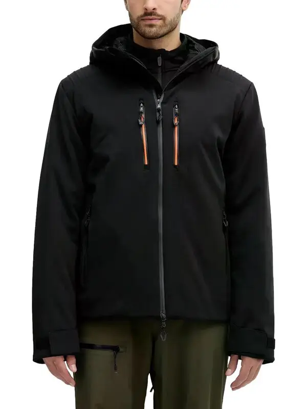 Emporio Armani Hooded Ski Jacket - Black