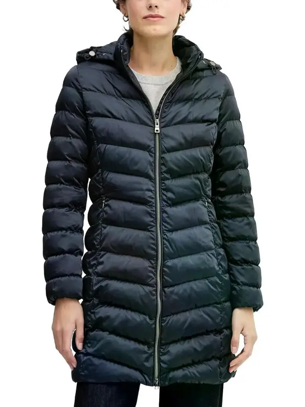 Geox Zosma Hooded Padded Coat - Blue