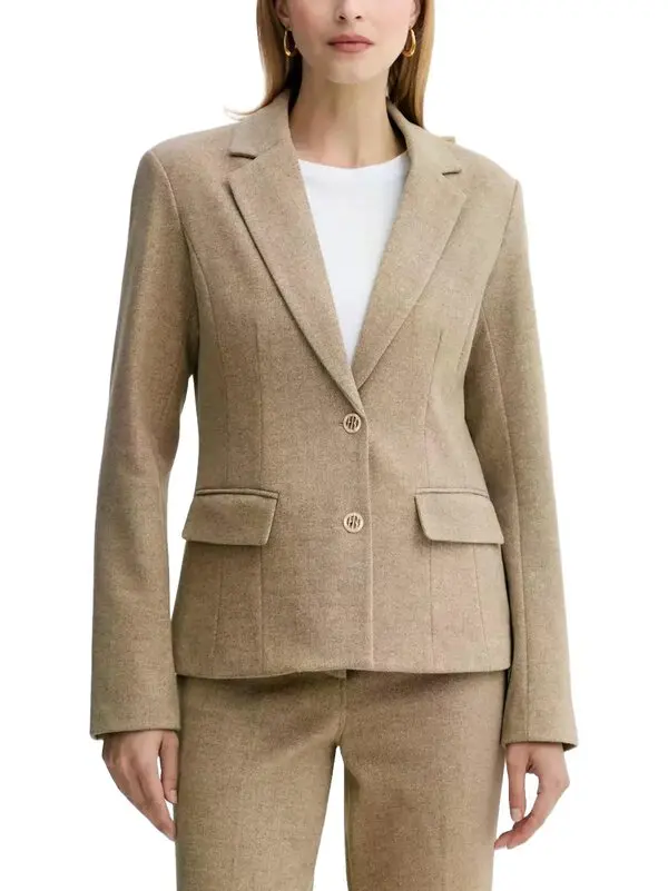FRACOMINA Button Notch-lapel Blazer - Neutrals