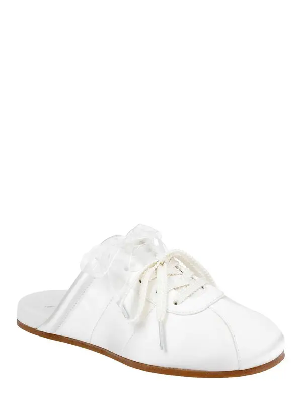 Badgley Mischka Priscila Mule - Ivory Satin