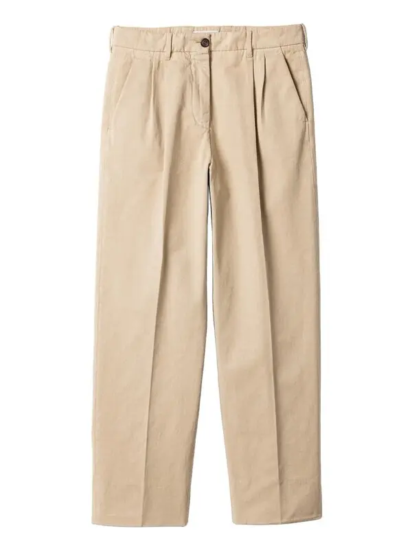 Miu Miu Old Gabardine Pants - Beige