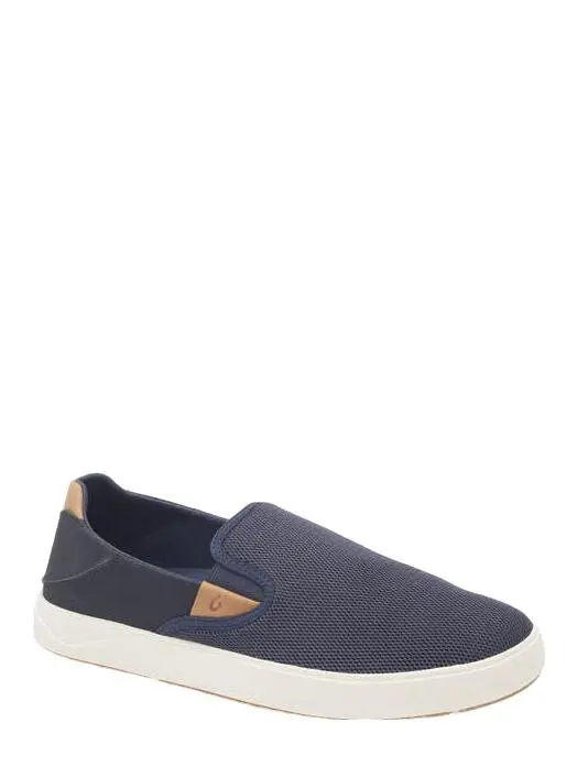 Olukai Laeahi Nui Convertible Sneakers - Trench Blue/tan