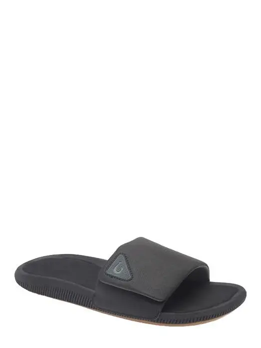 Olukai Ulele Water Resistant Slide Sandal - Lava Rock/lava Rock