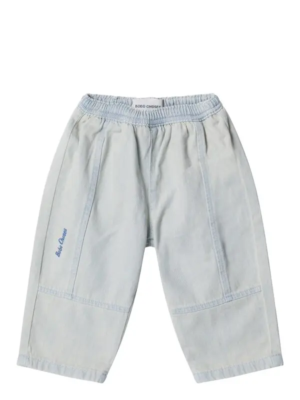 BOBO CHOSES Denim Trousers - Light Blue