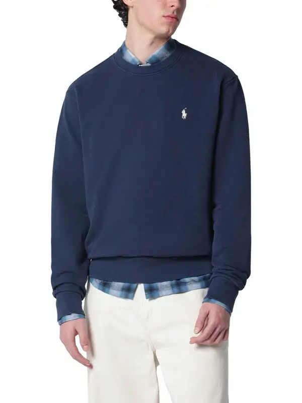 Polo Ralph Lauren Cotton Crew-neck Sweatshirt - Blue
