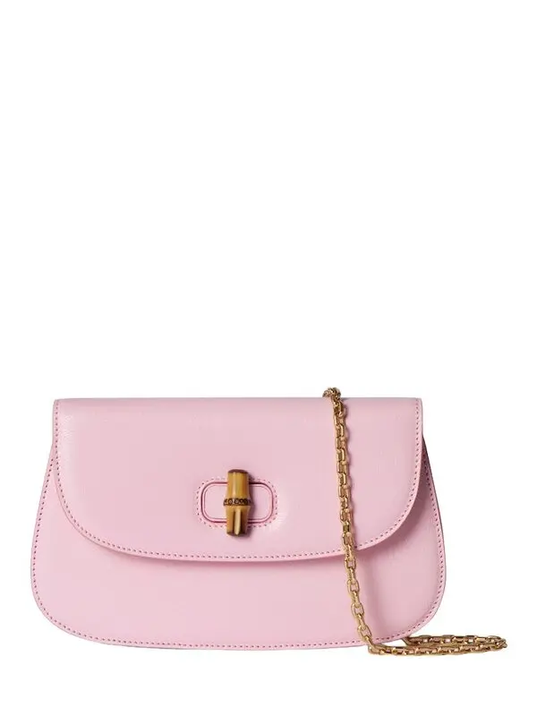 Gucci Bamboo 1947 Clutch - Pink