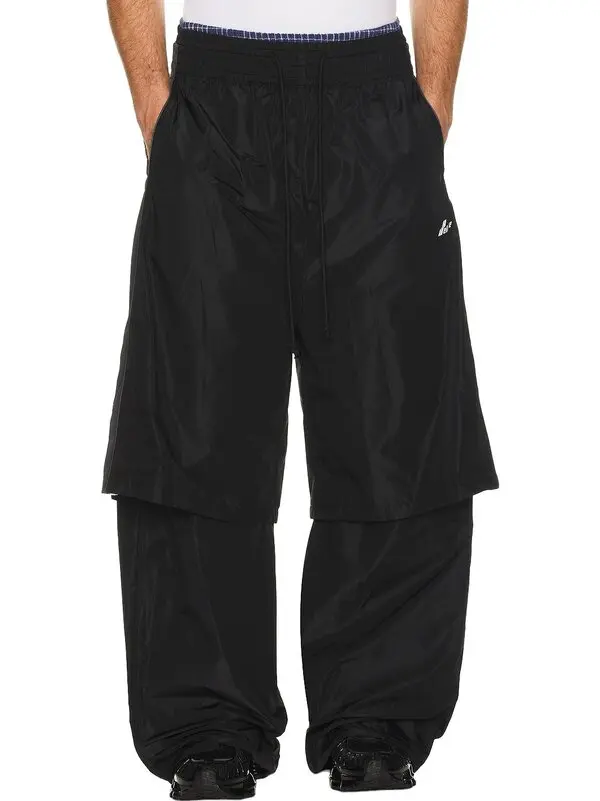 We11Done Triple Layered Track Pants - Black