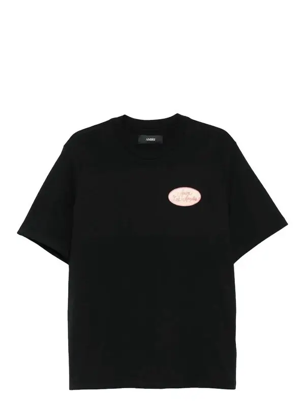 Amiri Station Patch T-shirt - Black