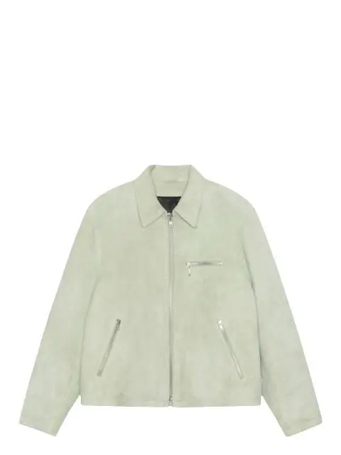 StÜssy Bing Suede Jacket - Green Tea