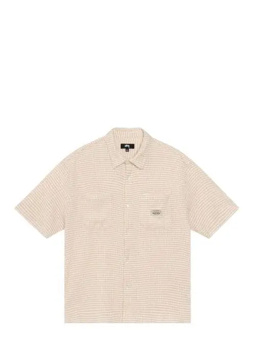 StÜssy Crinkled Checkered Short - Tan