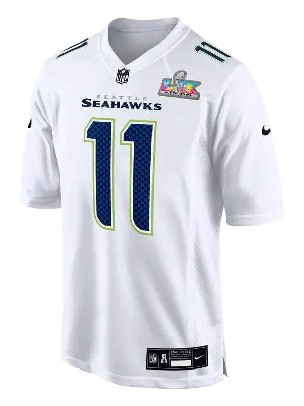 Nike Jaxon Smith-njigba Seattle Seahawks Super Bowl Lx Nfl Game Fashion Jersey - White