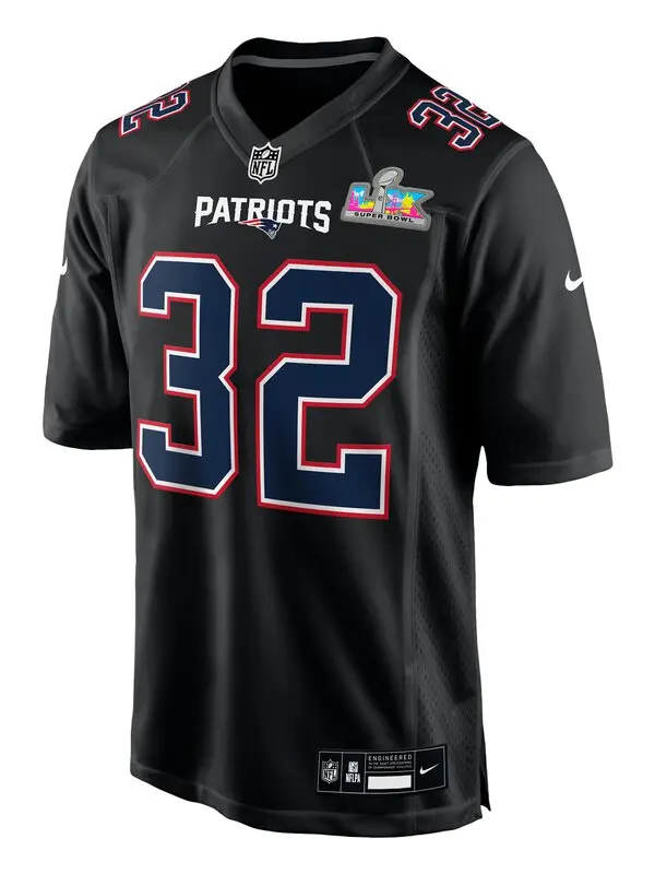 Nike Treveyon Henderson Super Bowl Lx Nfl Game Fashion Jersey - Black