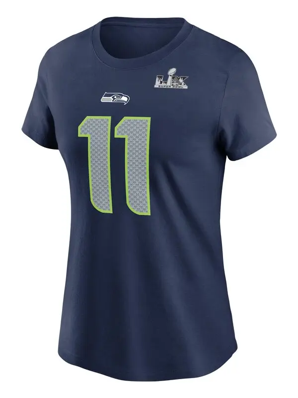 Nike Jaxon Smith-njigba Seattle Seahawks Super Bowl Lx Nfl T-shirt - Blue