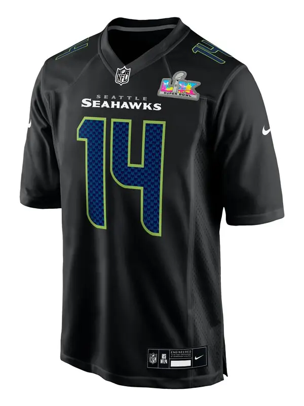 Nike Sam Darnold Seattle Seahawks Super Bowl Lx Nfl Game Fashion Jersey - Black