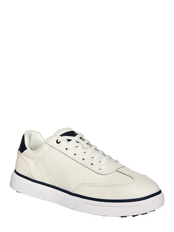 Peter Millar Drift Leather Hybrid Sneakers - White