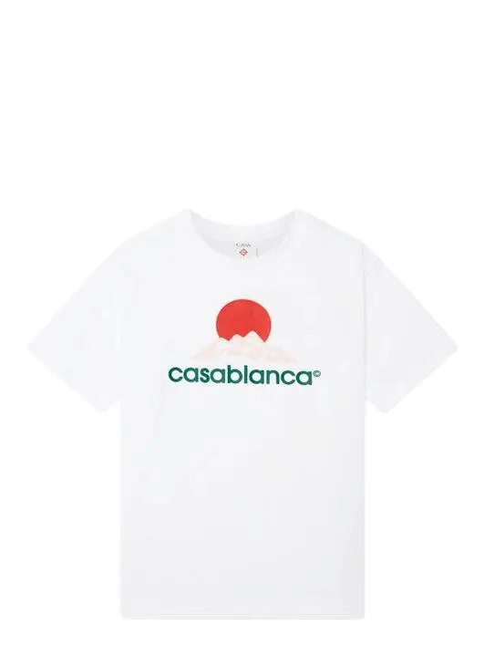 Casablanca Montagne Short Sleeve T-shirt - White