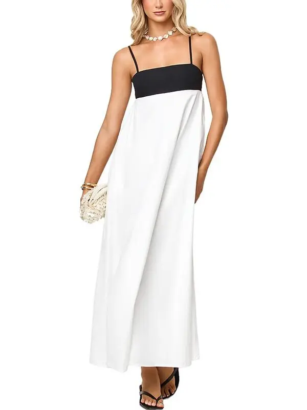 L*Space Raveena Maxi Dress - Black/cream