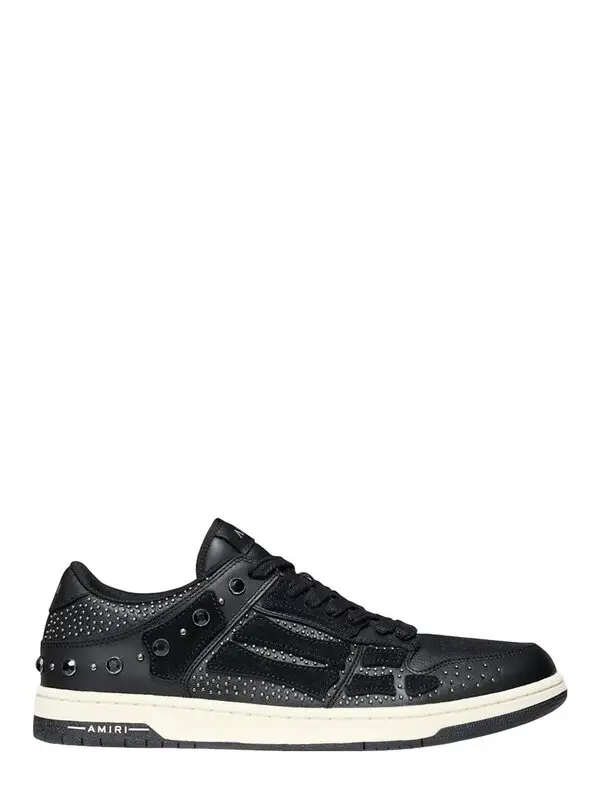 Amiri Skeltop Low Crystal Studded Sneakers - Black