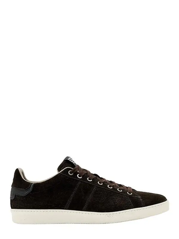 ALLSAINTS Leon Low Top Sneaker - Dark Brown