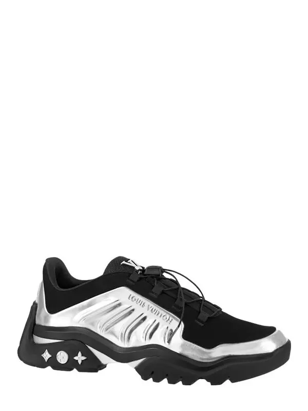 LOUIS VUITTON Millenium Sneakers - Silver/black