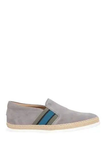 TOD'S Leather Espadrilles - Grey