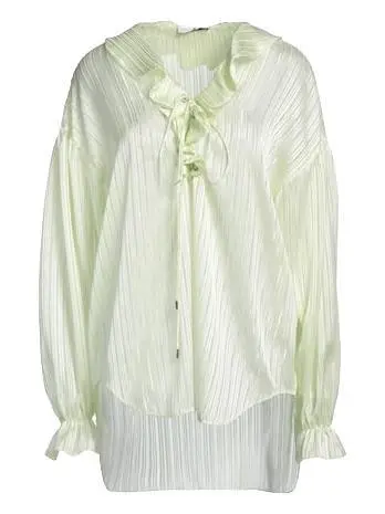 PT TORINO Striped Metallic Top - Green