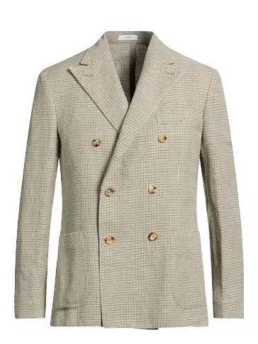 Boglioli Blazer Military Size Linen, Cotton - Green
