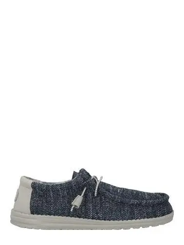 HEY DUDE Lace-up Textile Shoes - Navy