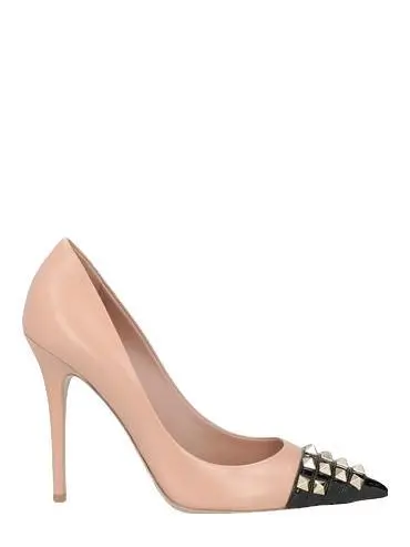 Valentino Garavani Rockstud Alcove Leather Pumps - Pink