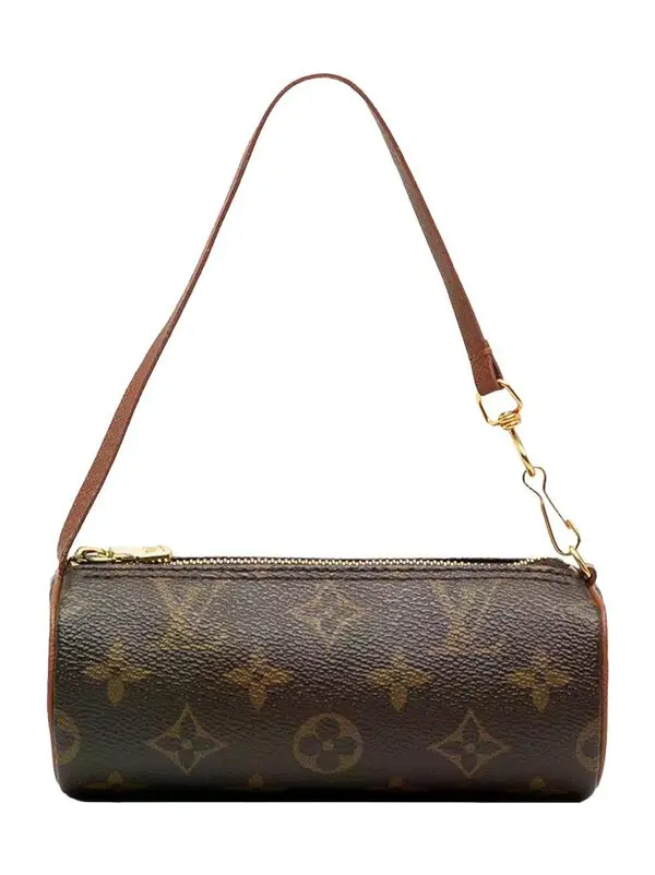 LOUIS VUITTON 1990-2025 Monogram Papillon Pochette - Brown
