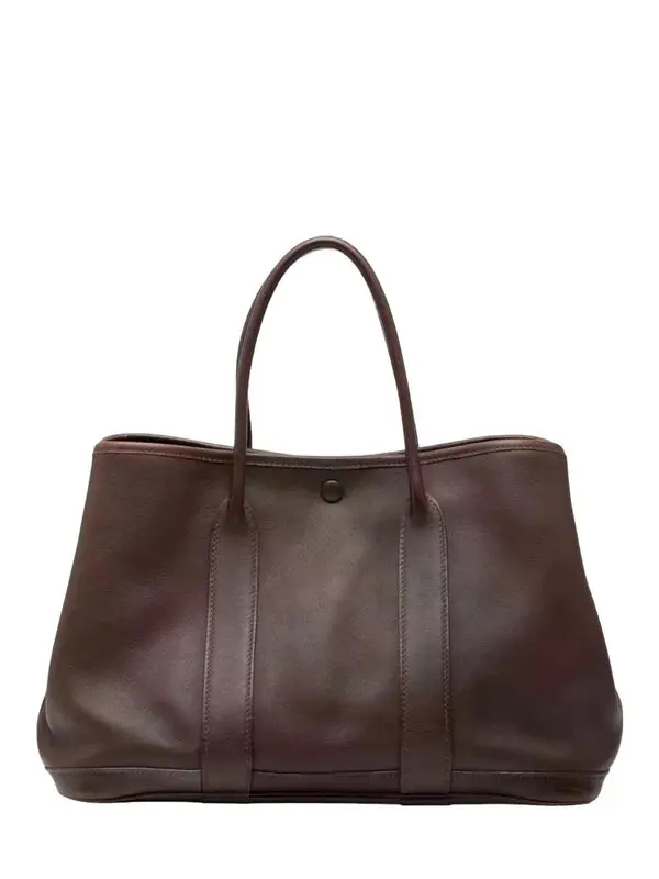 Hermès Garden Party 30 Tote Bag Swift Leather Bolduc Twilly 2004 - Brown