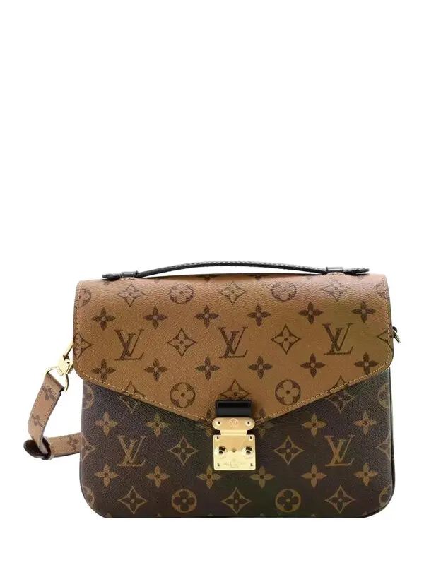 LOUIS VUITTON Pochette Metis Reverse Monogram Canvas Crossbody Bag - Brown